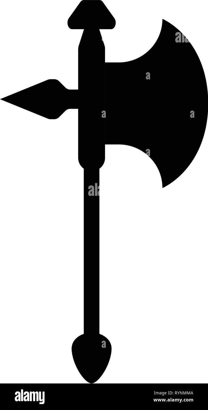 Isolated halberd icon Stock Vector Image & Art - Alamy