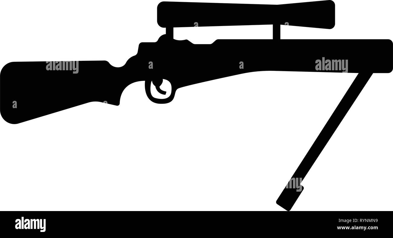 Isolated sniper rifle icon Stock Vector Image & Art - Alamy