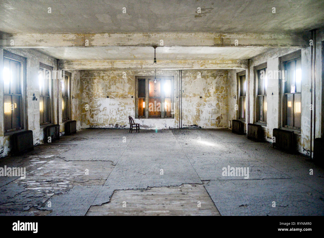 Interior of Decaying Structure Stock Photo - Alamy