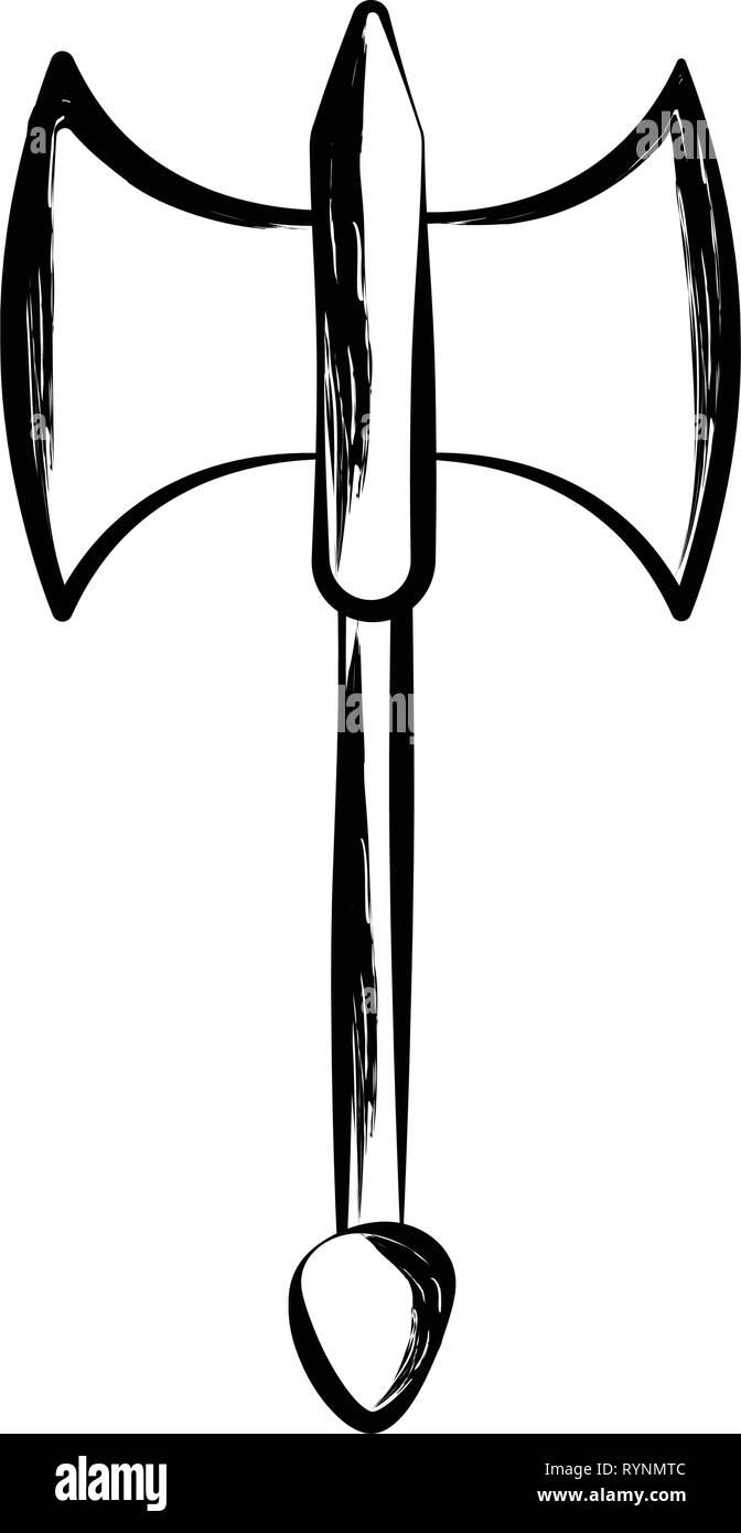 Isolated sketch of a axe Stock Vector Image & Art - Alamy