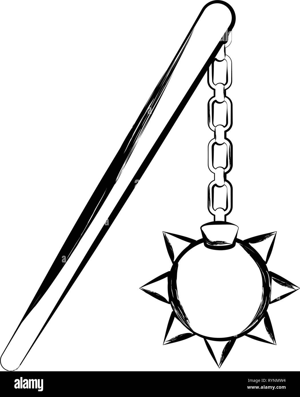 Flail Stock Vector Images - Alamy