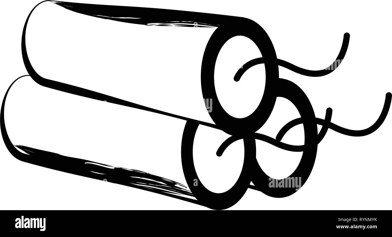Isolated sketch of a dynamite Stock Vector Image & Art - Alamy