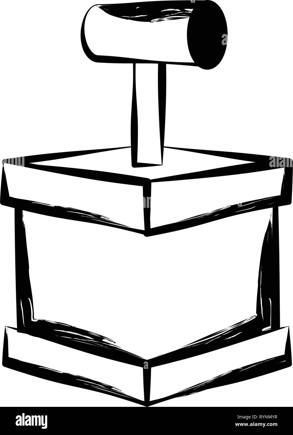 Isolated sketch of a detonator Stock Vector Image & Art - Alamy