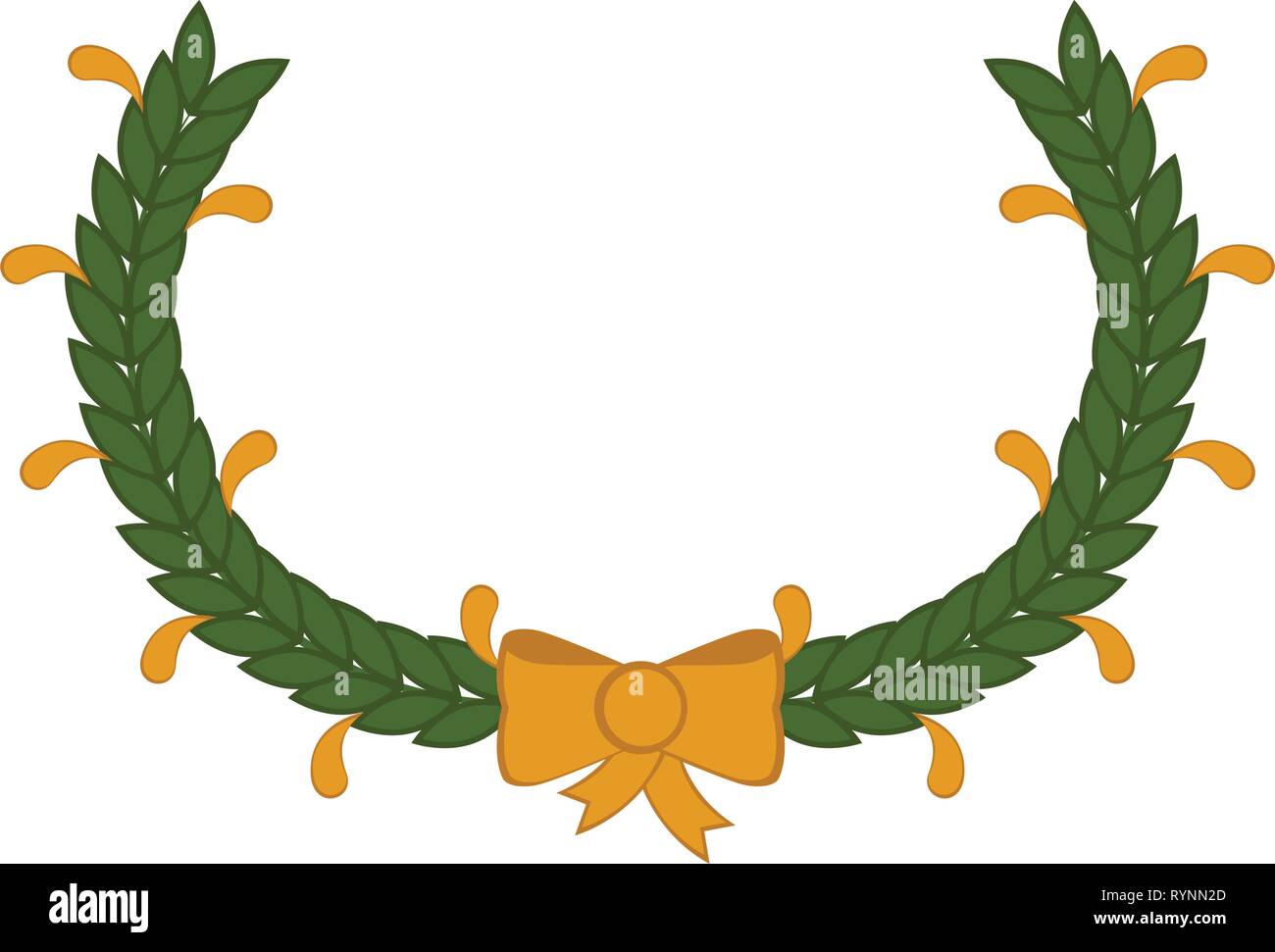 Laurel clip art Cut Out Stock Images & Pictures - Alamy