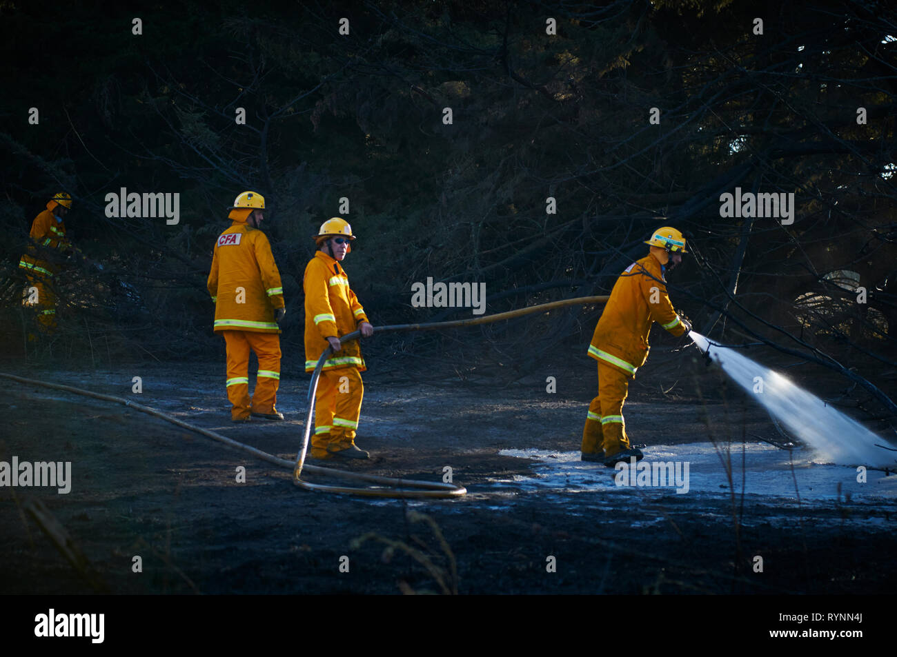 January 11, 2013 - Victoria, Australia : Bush and grass fires on ...