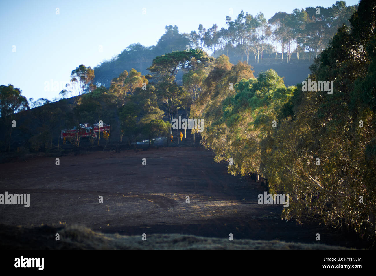 January 11, 2013 - Victoria, Australia : Bush and grass fires on ...