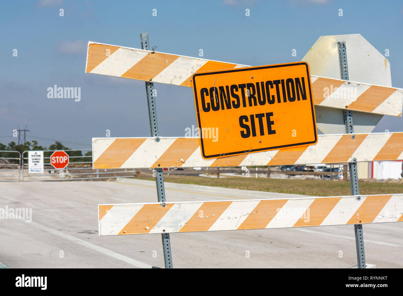 Barricade logo hi-res stock photography and images - Alamy