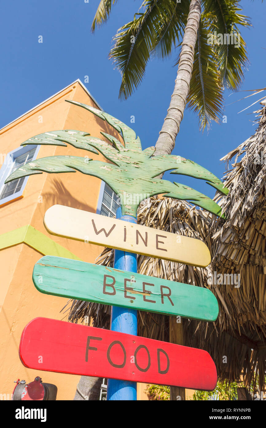 Stuart Florida,sign,logo,whimsical,palm tree trees,wine,beer,food ...