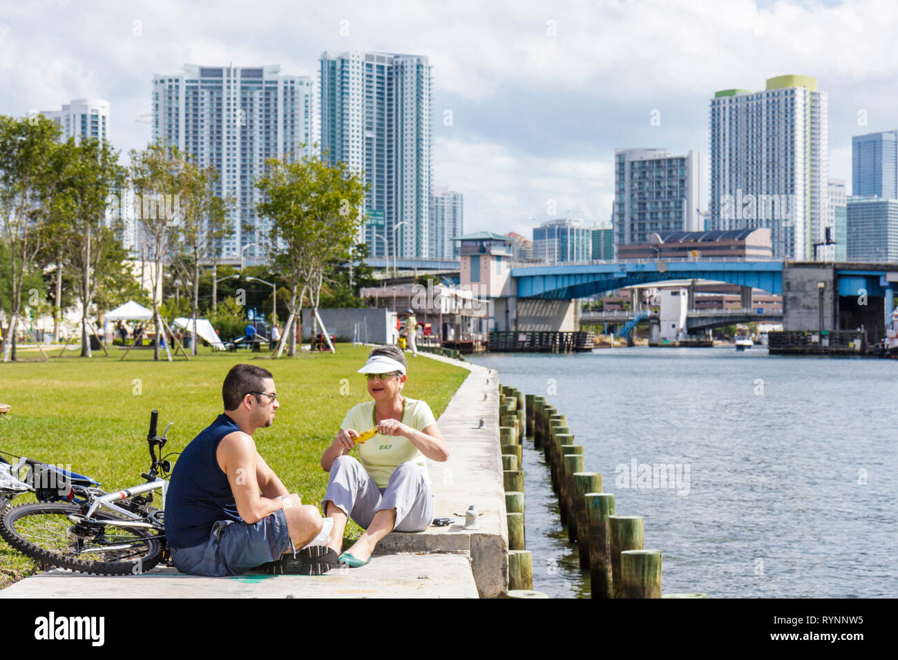 Miami Florida,Miami River water,Bike Miami Days,community event ...