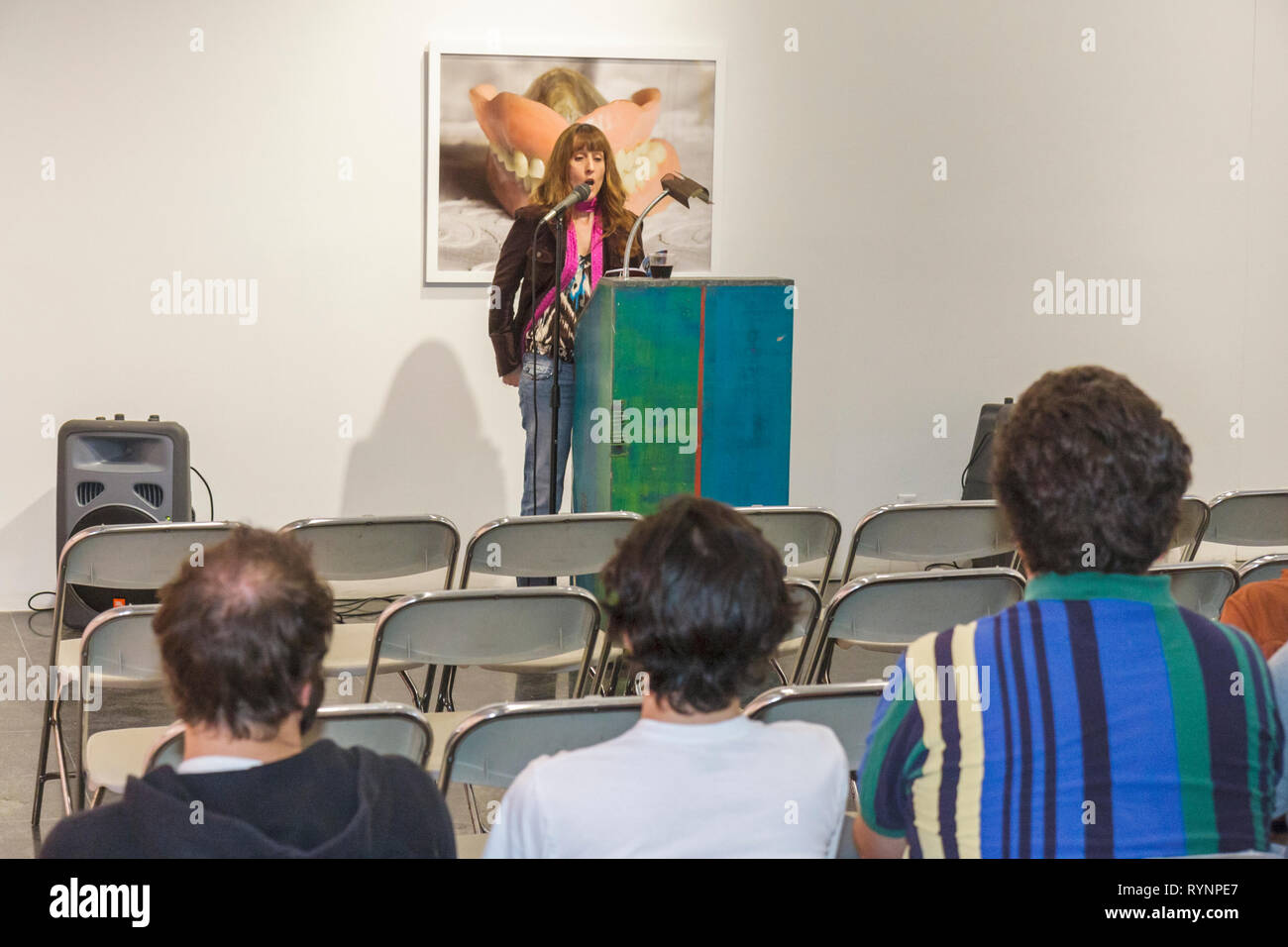 Artcenter southflorida poetry reading hi-res stock photography and ...