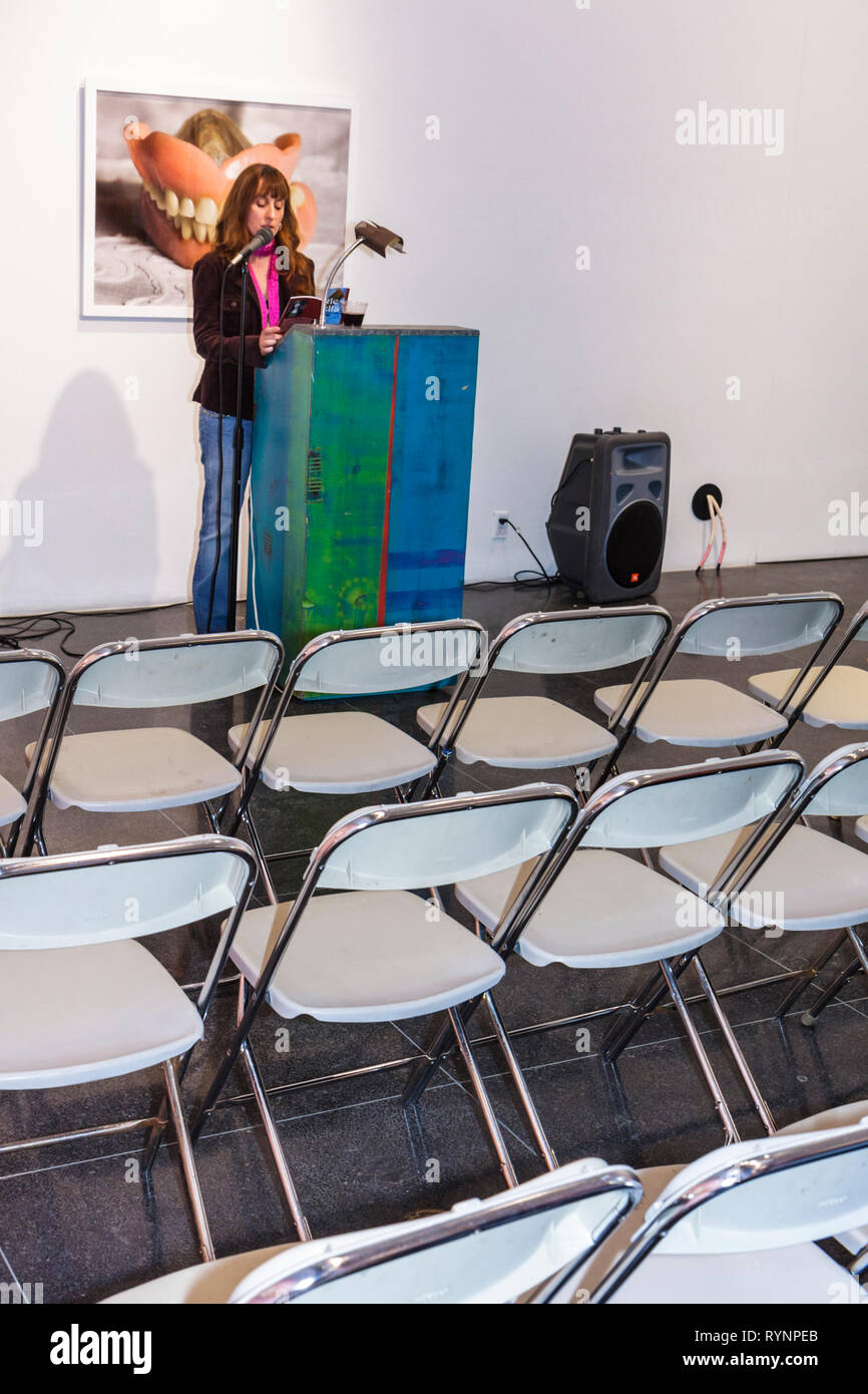 Artcenter southflorida poetry reading hi-res stock photography and ...