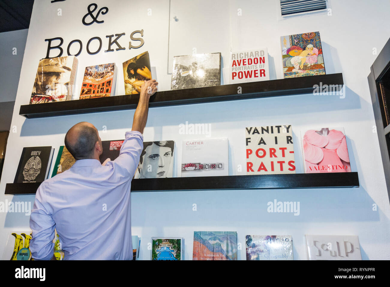 Books and books bookstore lincoln road hi-res stock photography and ...