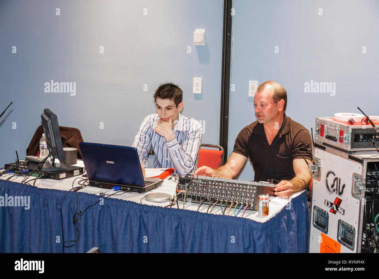 Miami Beach Florida,Miami Beach Convention Center,centre,audio visual ...