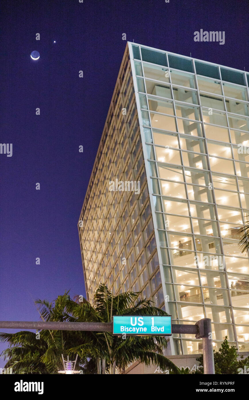 Miami Florida,Biscayne Boulevard,Adrienne Arsht Center for the ...