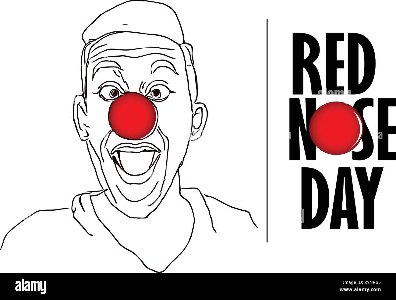 Red nose day logo hi-res stock photography and images - Alamy