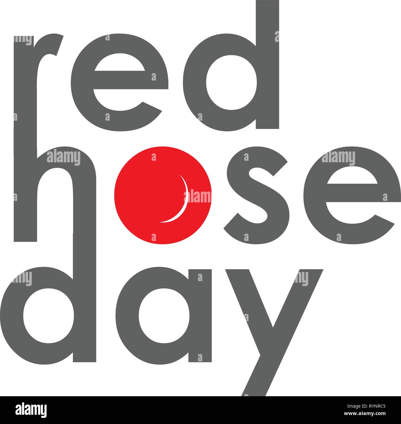 Red nose day logo hi-res stock photography and images - Alamy