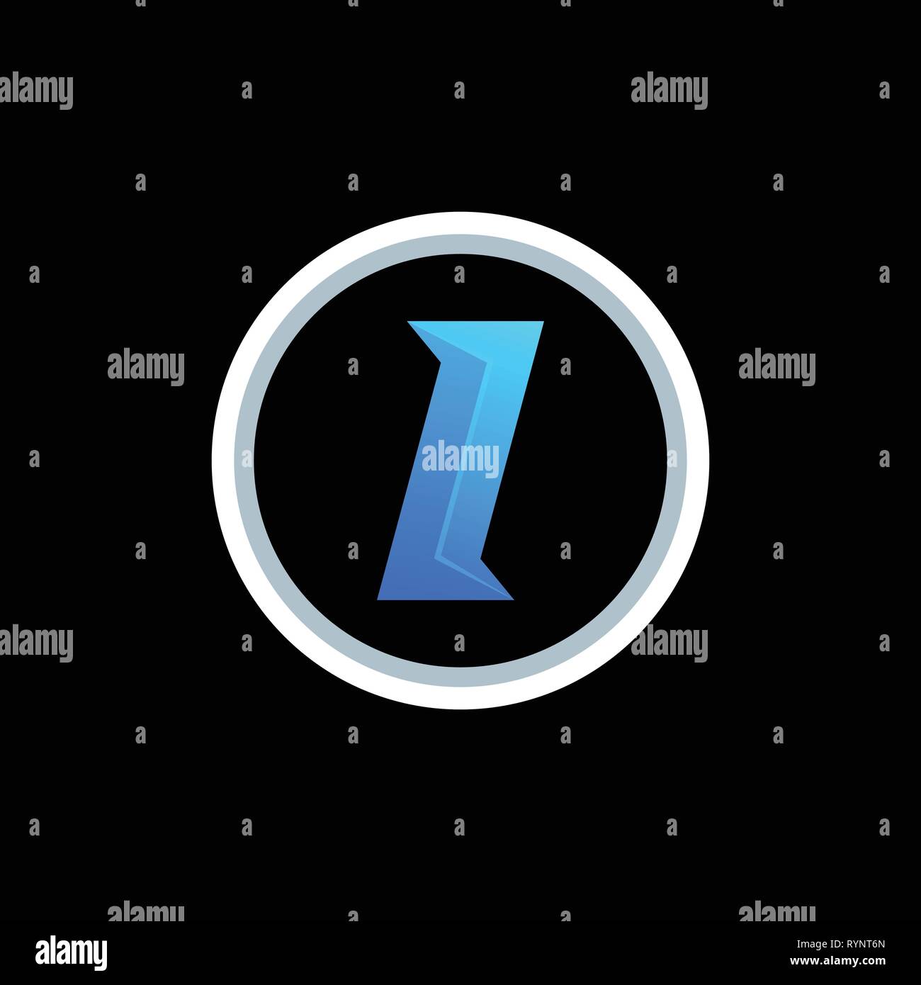 Abstract Letter I Colorful Designs illustration vector template ...