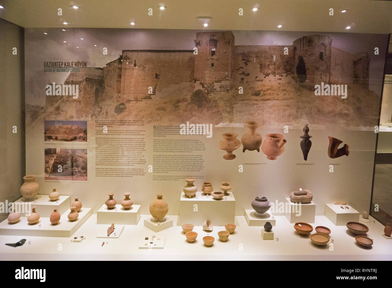 Mound of Gaziantep Citadel, 5500 BC, Chalcolithic Period, Gaziantep ...
