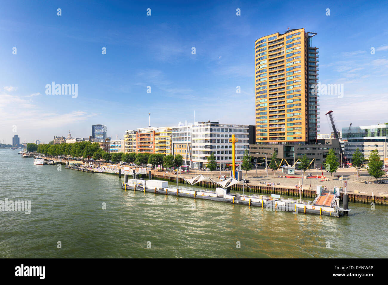 Rotterdam Skyline, Netherlands Stock Photo - Alamy