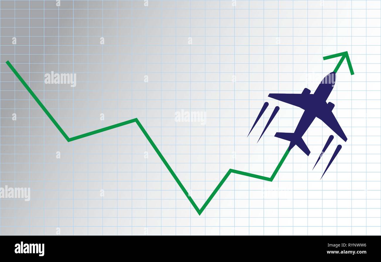 Airplane going up Stock Vector Images - Alamy