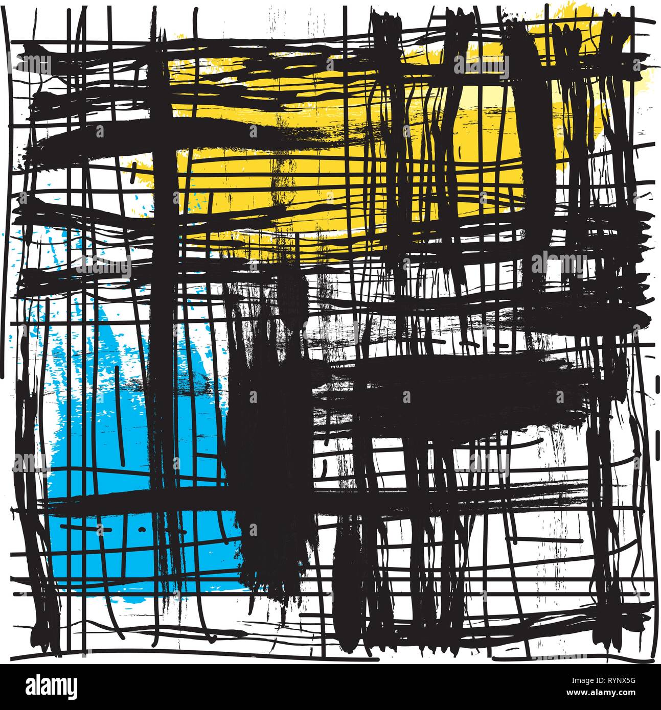 Abstract vector background hand drawn Stock Vector Image & Art - Alamy