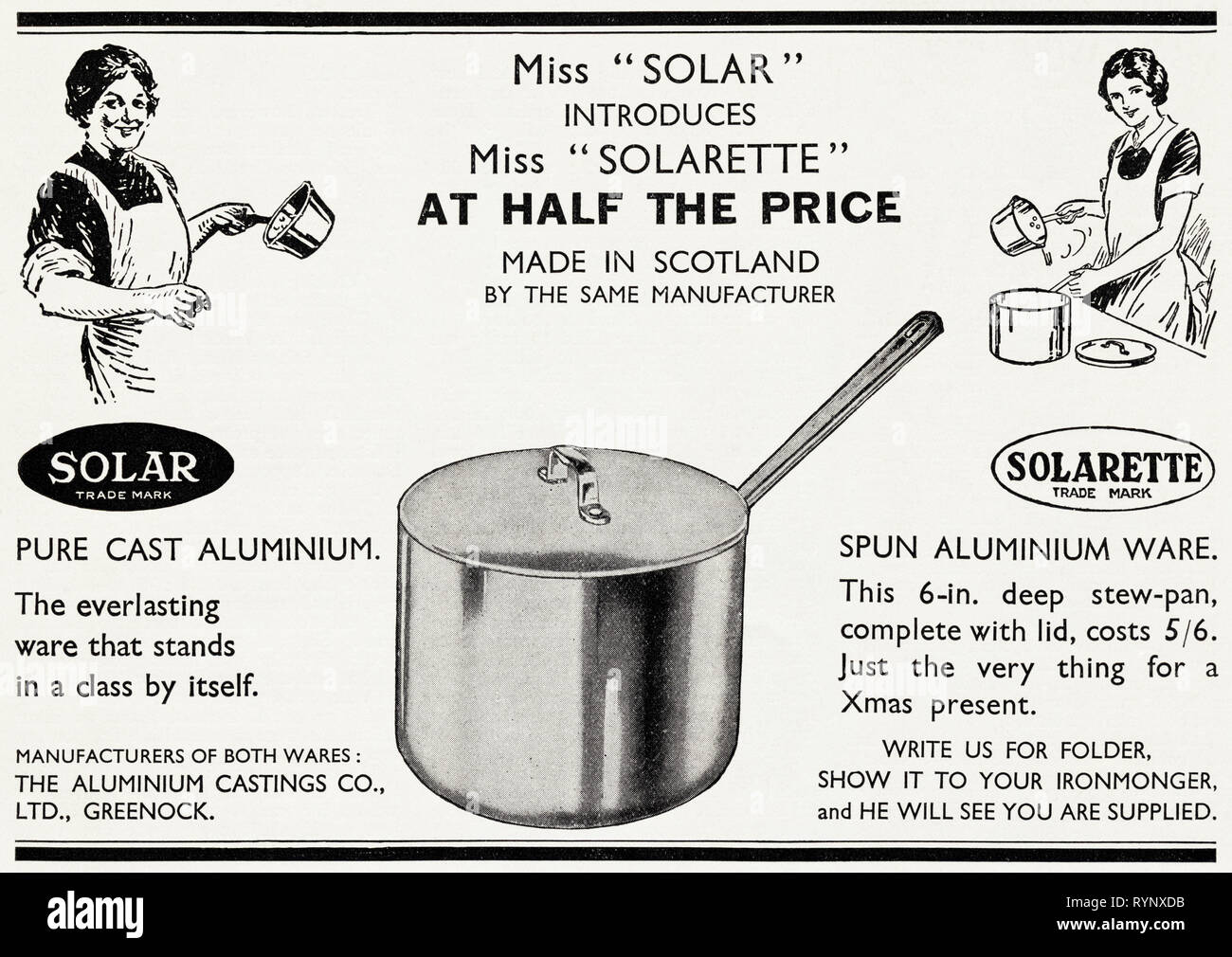 Kitchen woman advert hi-res stock photography and images - Alamy