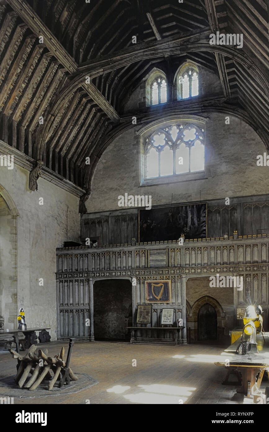 The Barons Hall at Penshurst Place, Kent, England, UK Stock Photo - Alamy