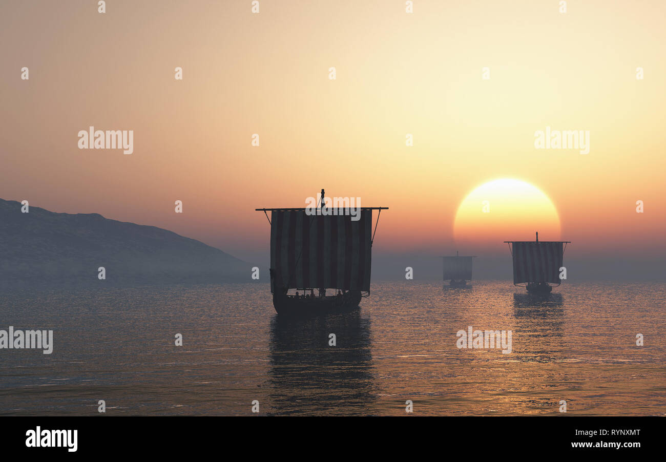 Viking raid hi-res stock photography and images - Alamy
