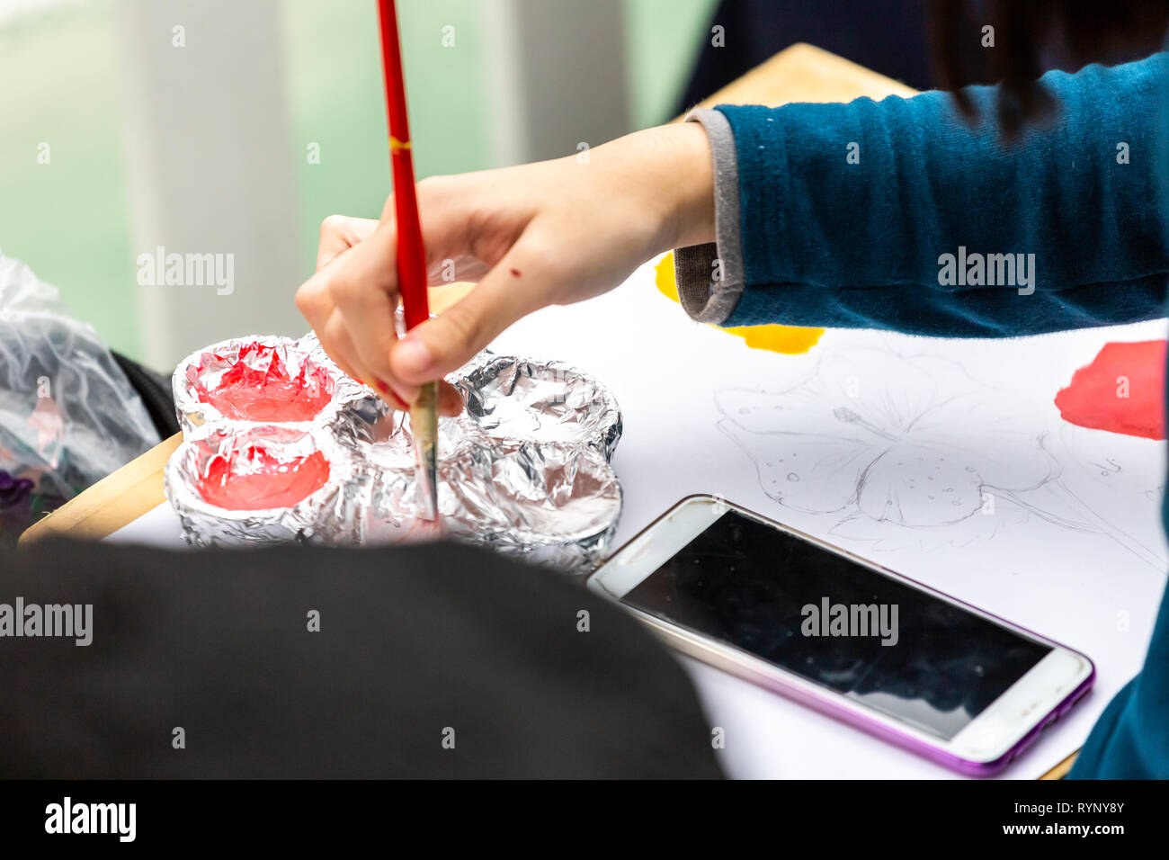 Painting courses hi-res stock photography and images - Alamy