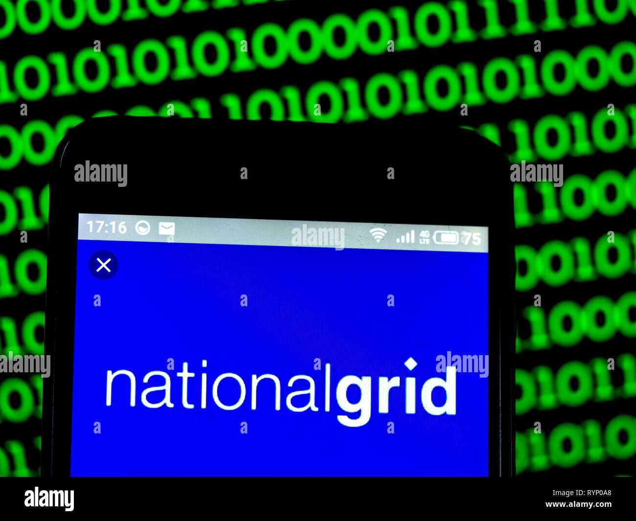 National grid logo hi-res stock photography and images - Alamy