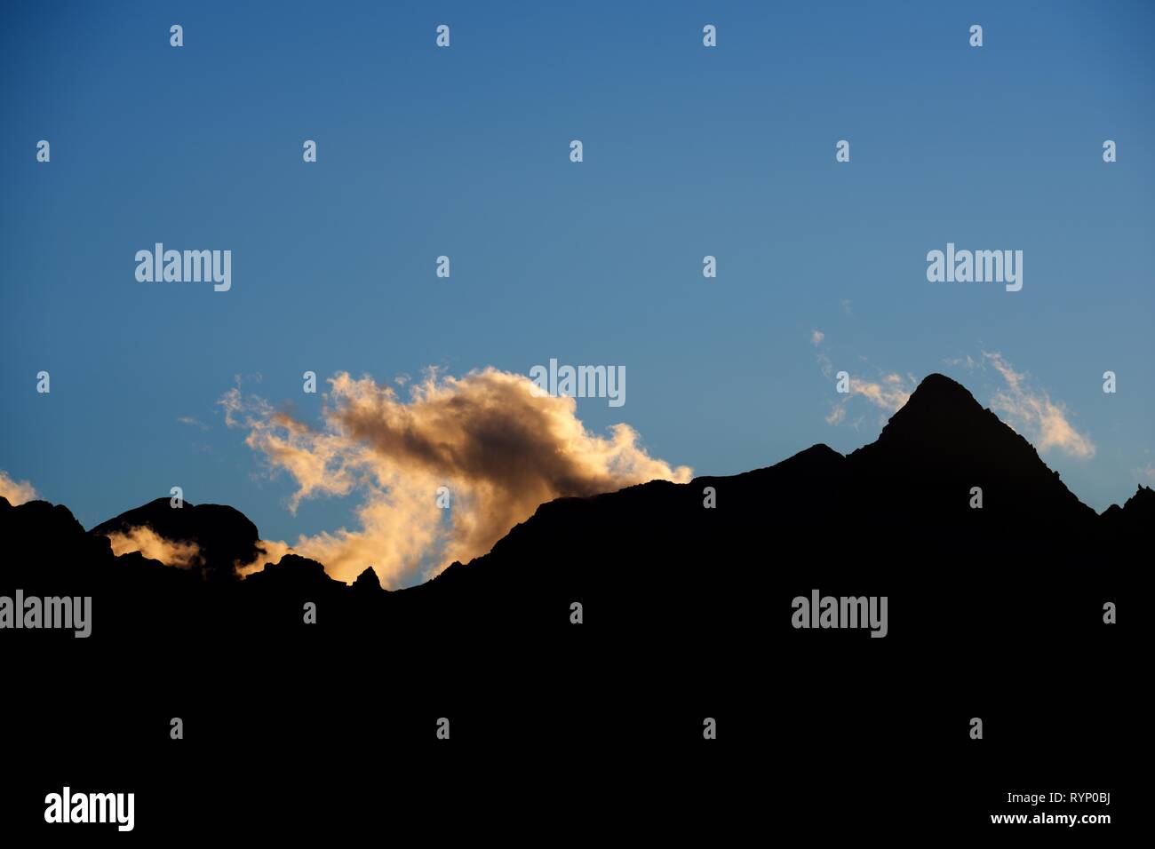 Peaks in Tena Valley, Pyrenees, Spain Stock Photo - Alamy