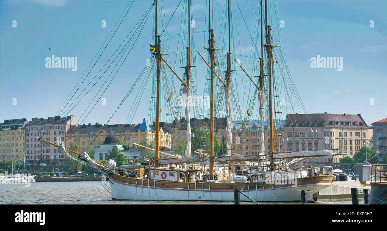 The big ship on dock while loading some cargo in a harbour port 4K ...