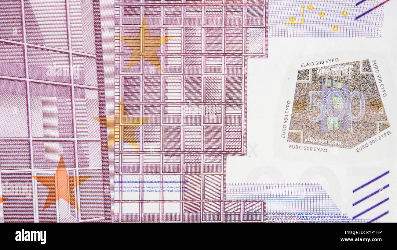 500 euro banknote back hi-res stock photography and images - Alamy