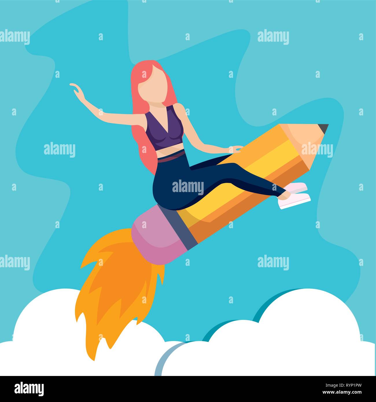 Woman rocket launcher hi-res stock photography and images - Alamy