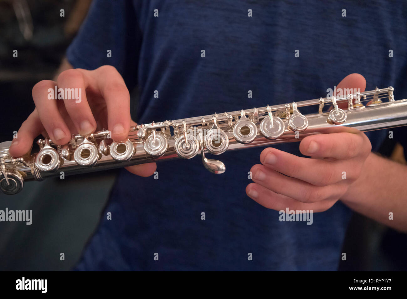 Flute wind instrument hi-res stock photography and images - Alamy