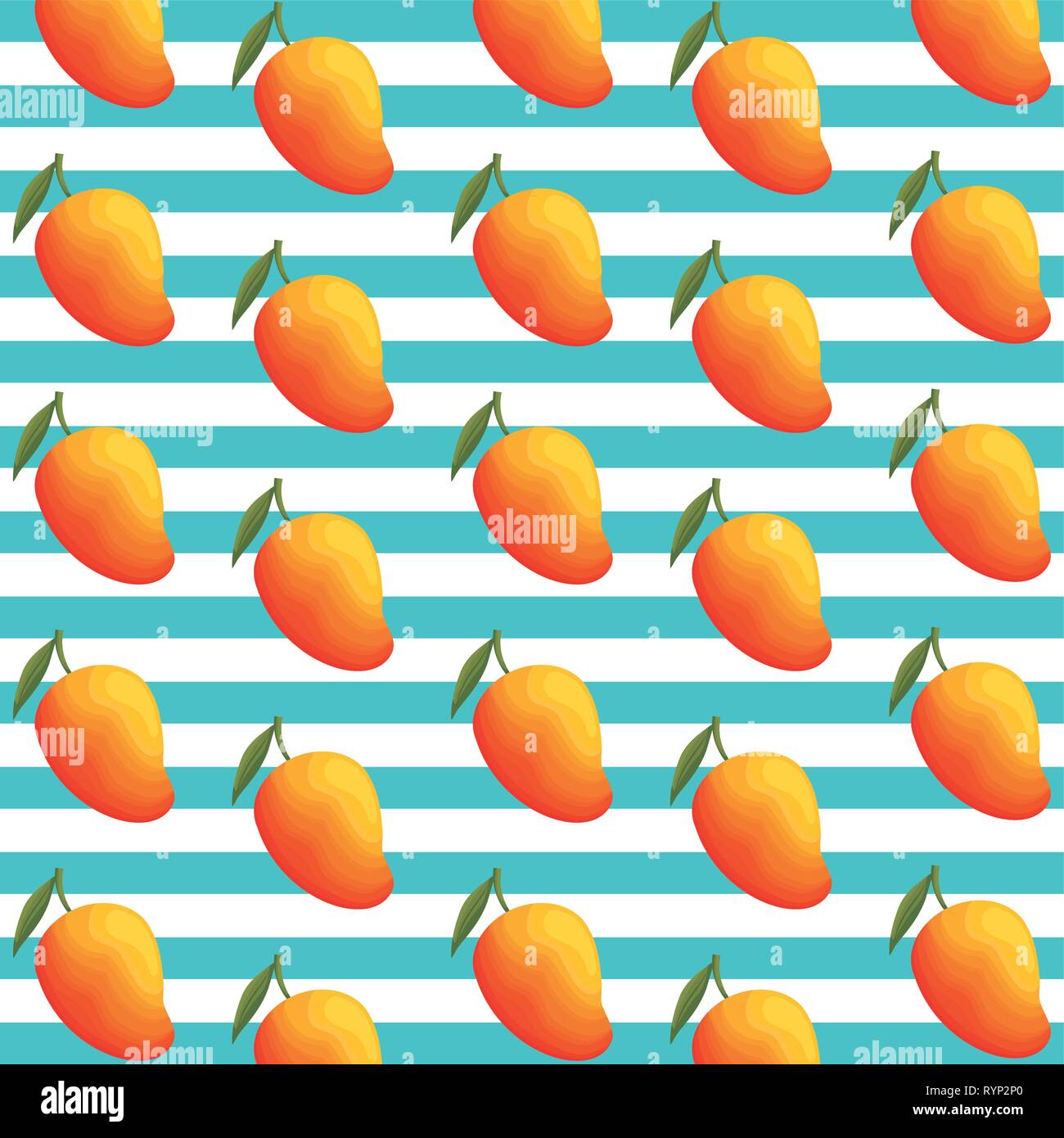 pattern of fresh mangoes fruits vector illustration design Stock Vector Image & Art - Alamy