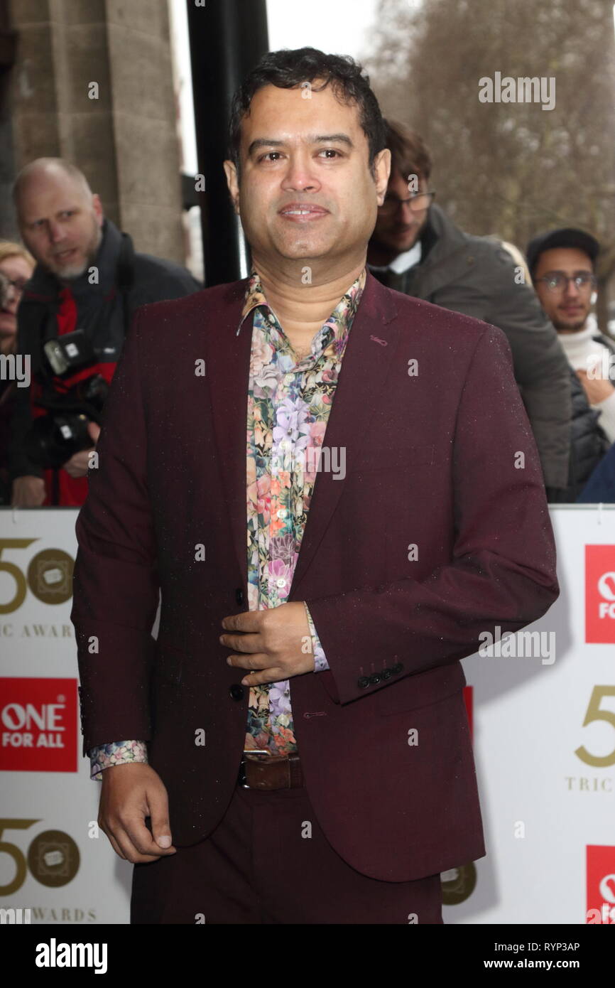 London, UK. Paul Sinha at The TRIC Awards (Television and Radio ...