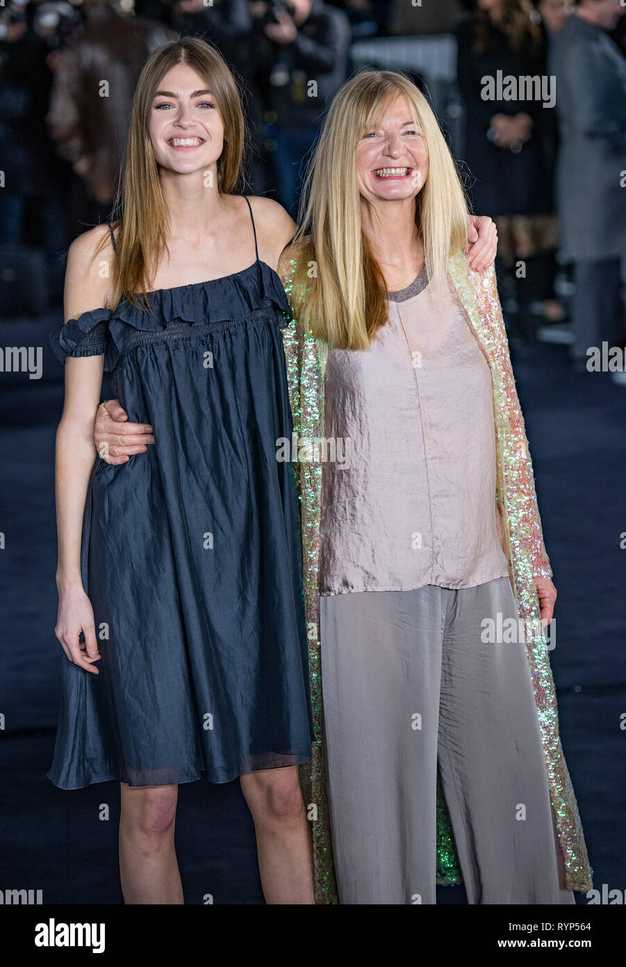 London, UK. Eve Delf (L) at the UK Premiere of 'The White Crow' at The ...