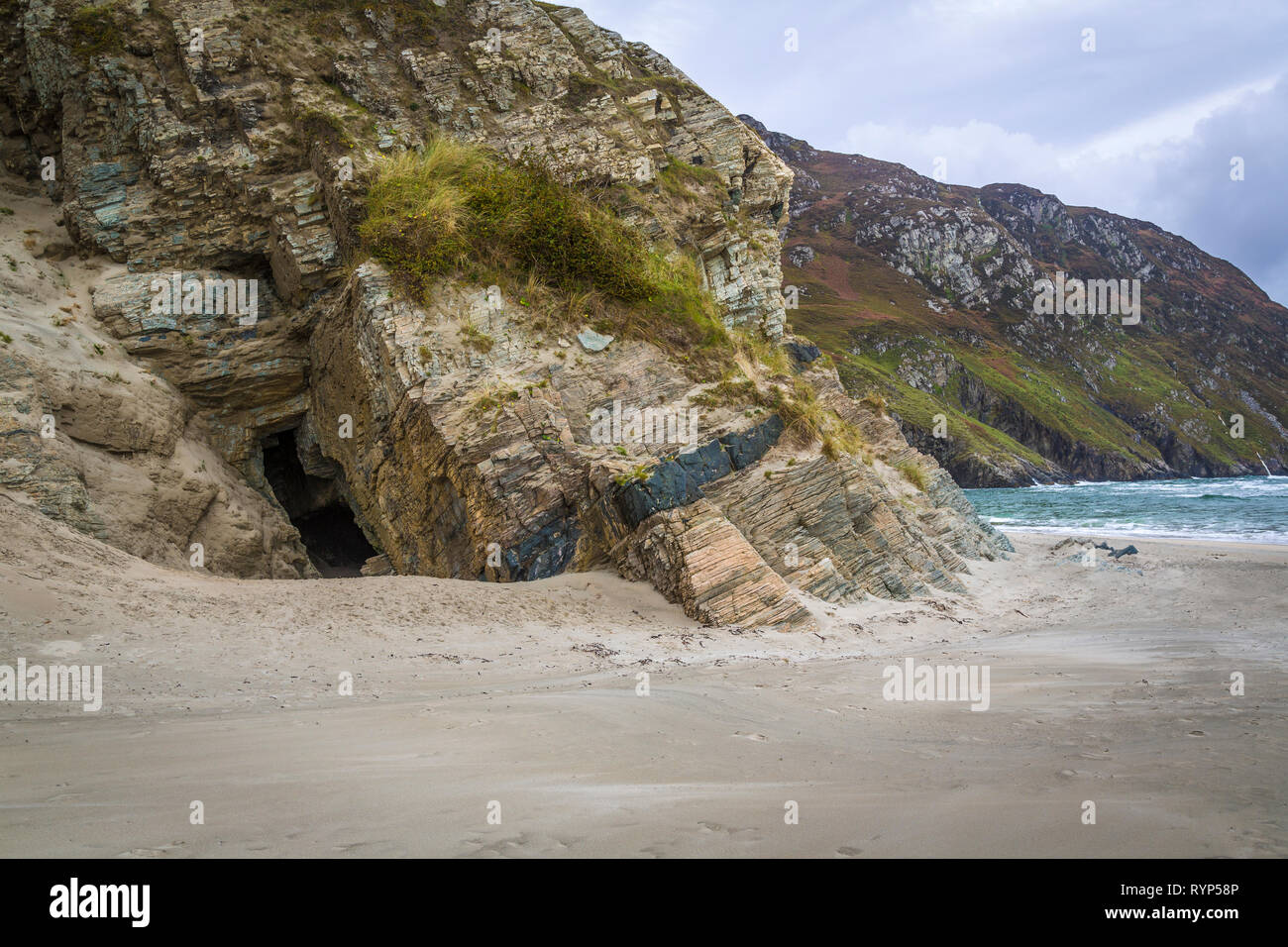 Maghera caves beach hi-res stock photography and images - Alamy
