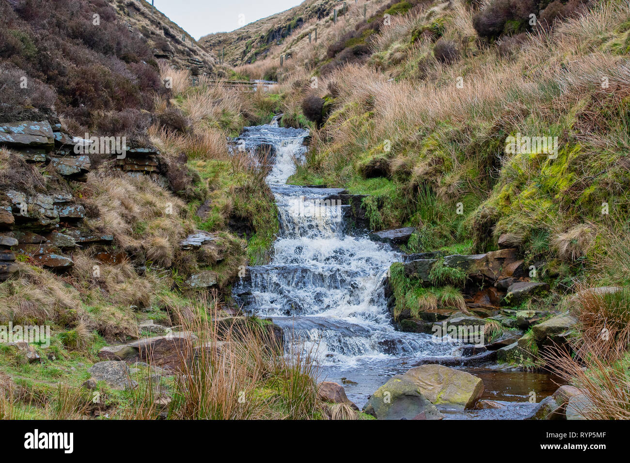 Snake pass peak district waterfall hi-res stock photography and images ...