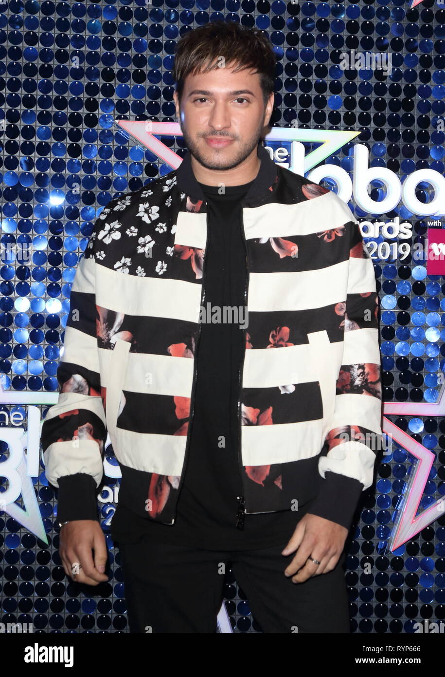 London, UK. Jonas Blue at The Global Awards with very.co.uk at the ...