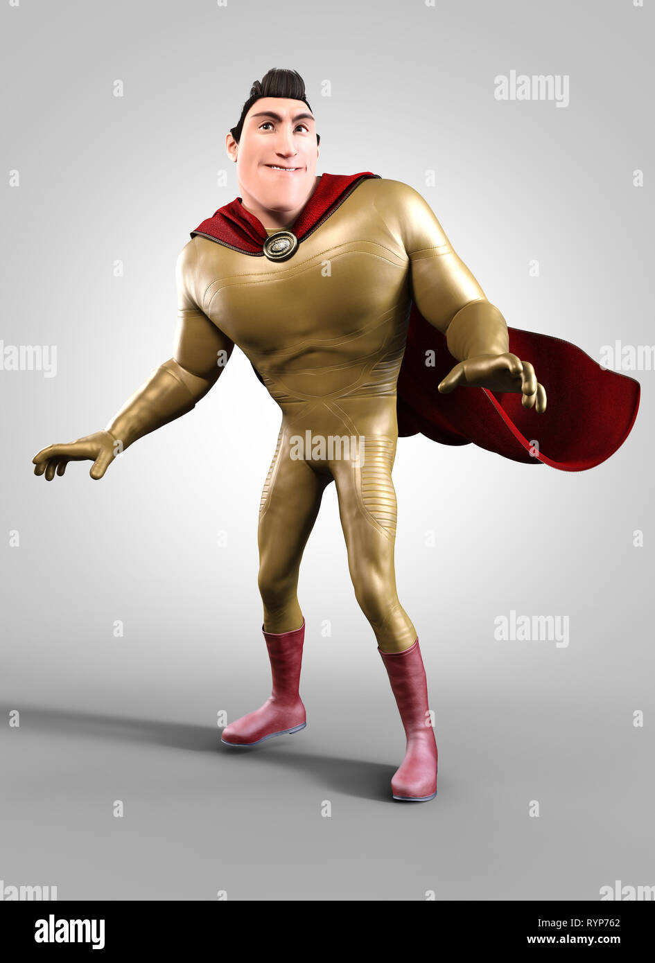 Super hero cartoon hi-res stock photography and images - Alamy