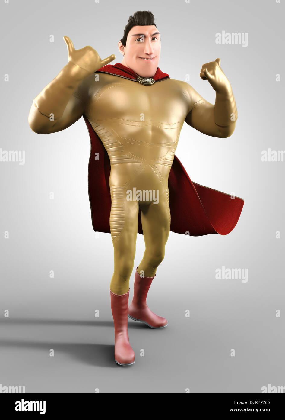 Super hero cartoon hi-res stock photography and images - Alamy