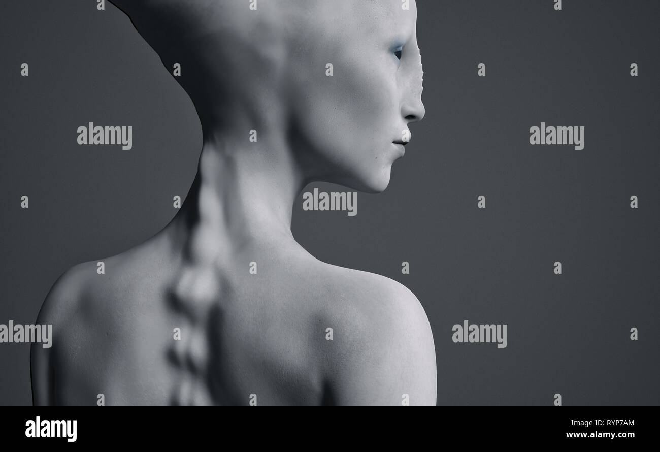 Female alien character hi-res stock photography and images - Alamy