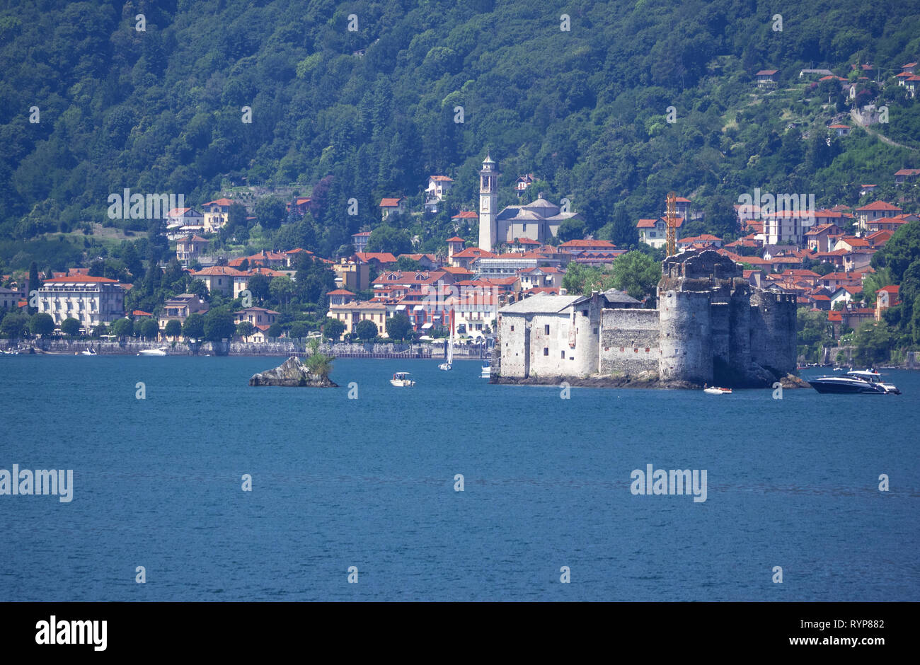 Cannero castles hi-res stock photography and images - Alamy