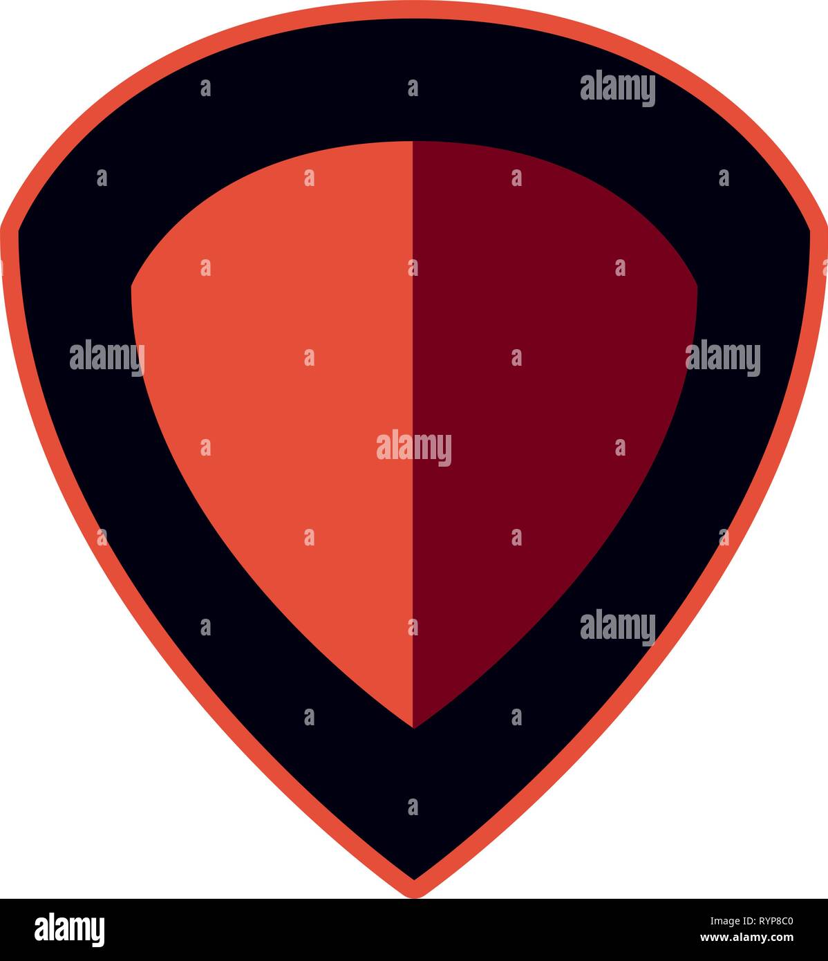 emblem badge empty template on white background Stock Vector Image ...