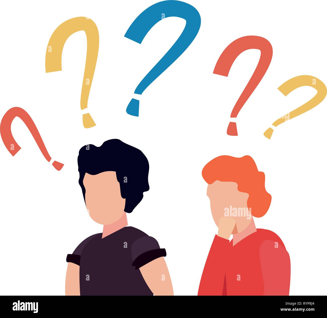 trivia night - man holding speech bubble bulb vector illustration Stock ...