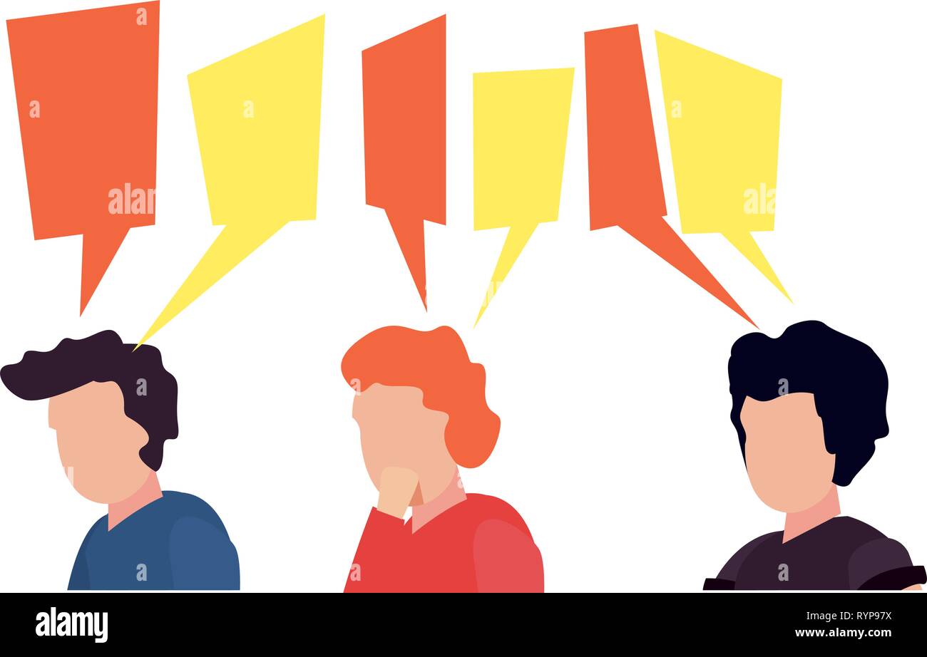 trivia night people think lettering poster vector illustration Stock ...