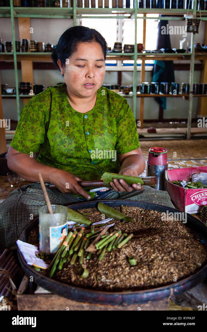 Burmese cheroots hi-res stock photography and images - Alamy