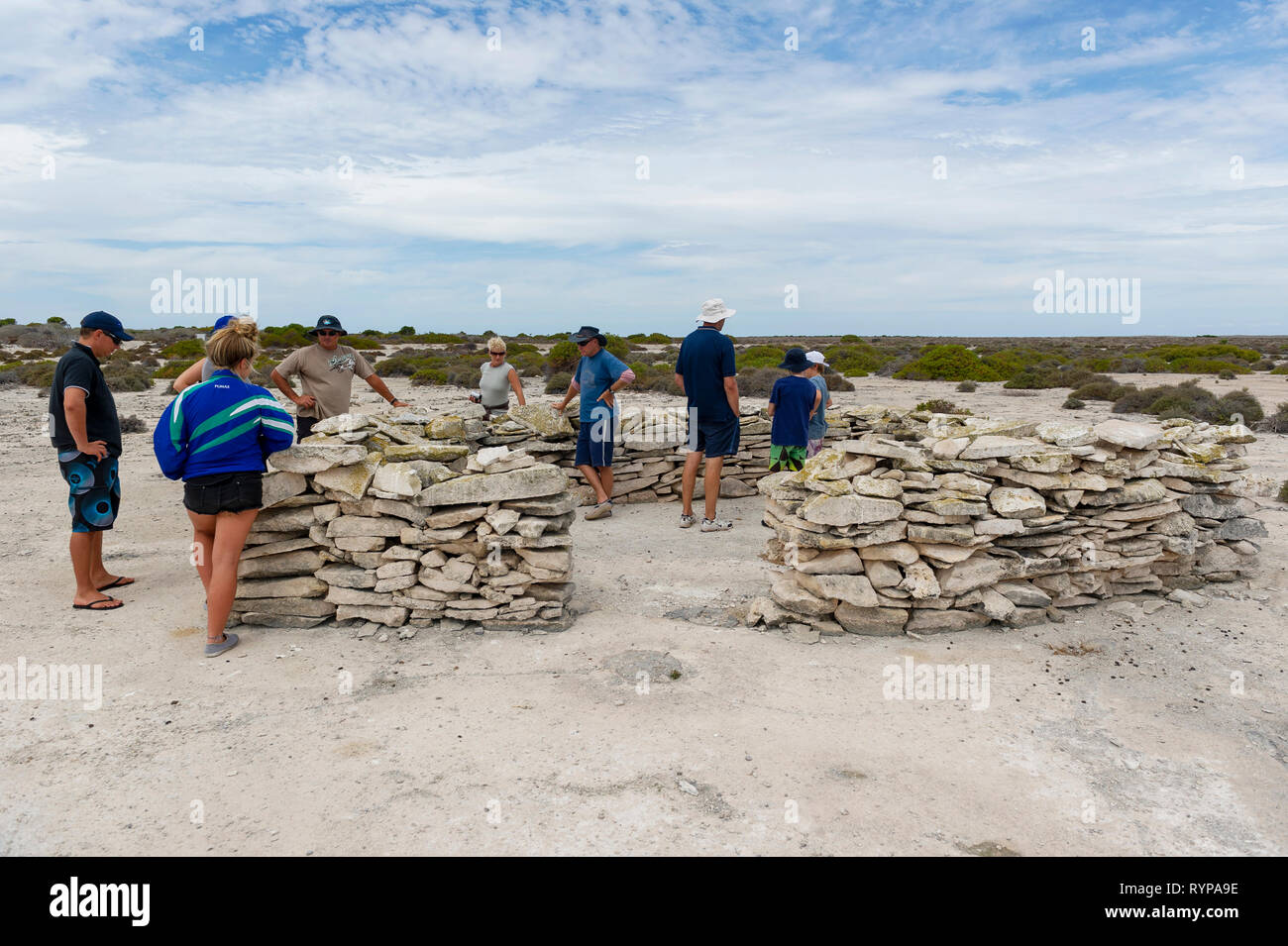 The inland fort on West Wallabi island was constructed by Dutch soldier ...